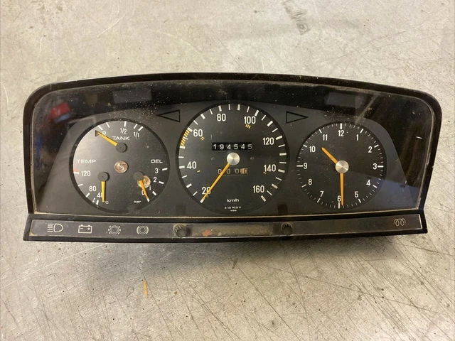 MERCEDES-BENZ W123 INSTRUMENT cluster speedometer 12354201 £112.62 ...