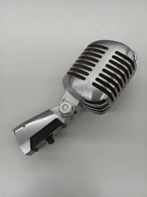 SHURE 55SH SERIES II Dynamic Vocal Microphone Used Classic Skull Mic £ ...