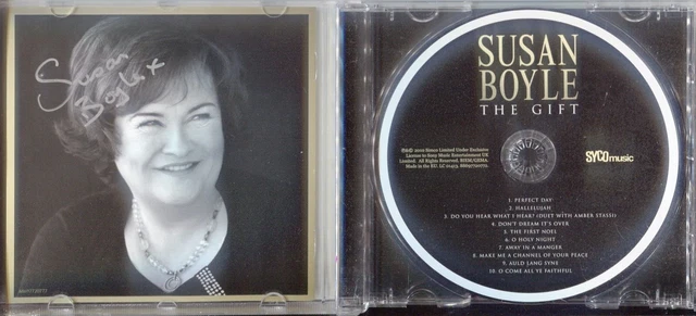 AUTOGRAPHE ORIGINAL SIGNED de la Chanteuse SUSAN BOYLE sur Jacket CD ...