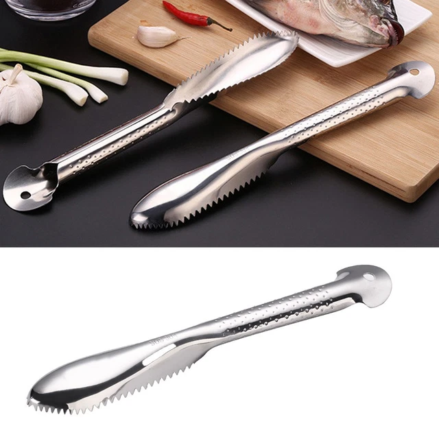 FISH SCALER DESCALER Fish Scale Remover Kitchen Tool Manual Reusable ...
