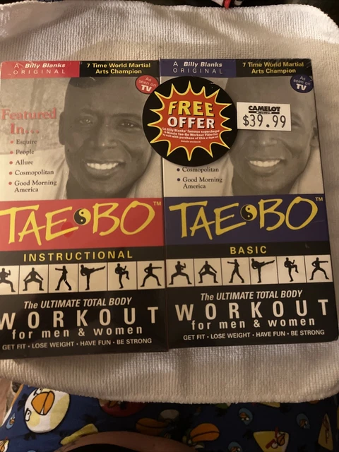 VINTAGE 1998 TAE BO Workout VHS Tapes - Basic, Instructional / new ...