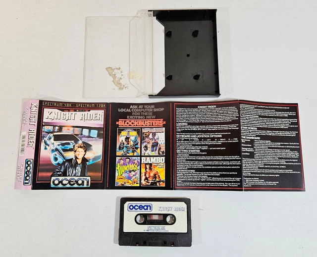 VINTAGE SPECTRUM 48K/128K Game, Knight Rider, Ocean, Cassette, 1982 ...
