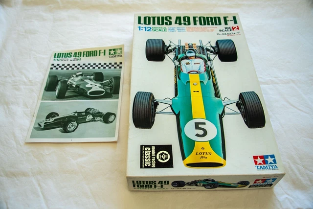 TAMIYA 1/12 LOTUS 49 FORD F-1 Big Scale Model Kit $149.95 - PicClick