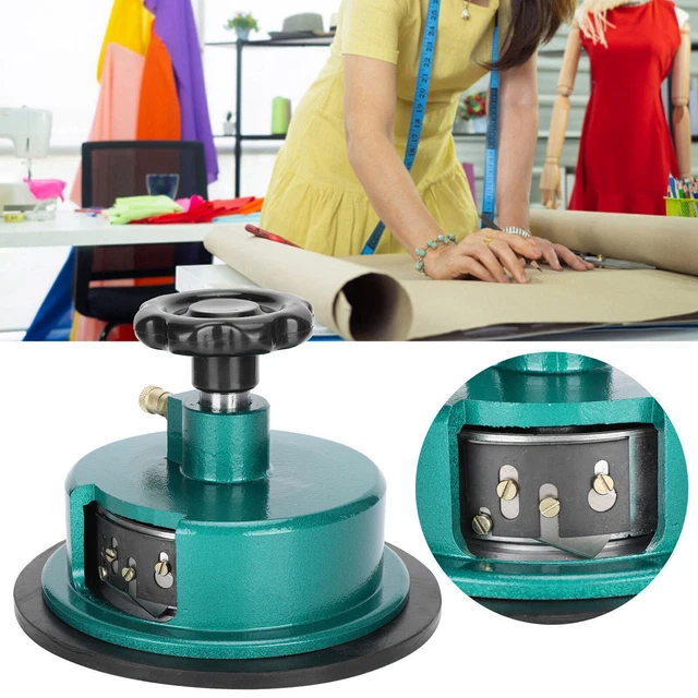 ROUND SAMPLE CUTTER Weight Test Textile Carpet Fabric Cardboard Sampler ...