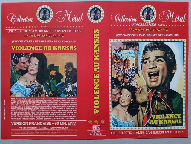 JAQUETTE VHS - Violence Au Kansas - Vhs Sleeve EUR 5,00 - PicClick FR