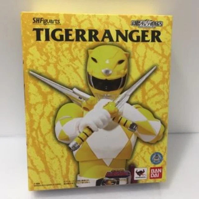 BANDAI S.H FIGUARTS Kyoryu Sentai Zyuranger Tiger Ranger Figure Used £ ...