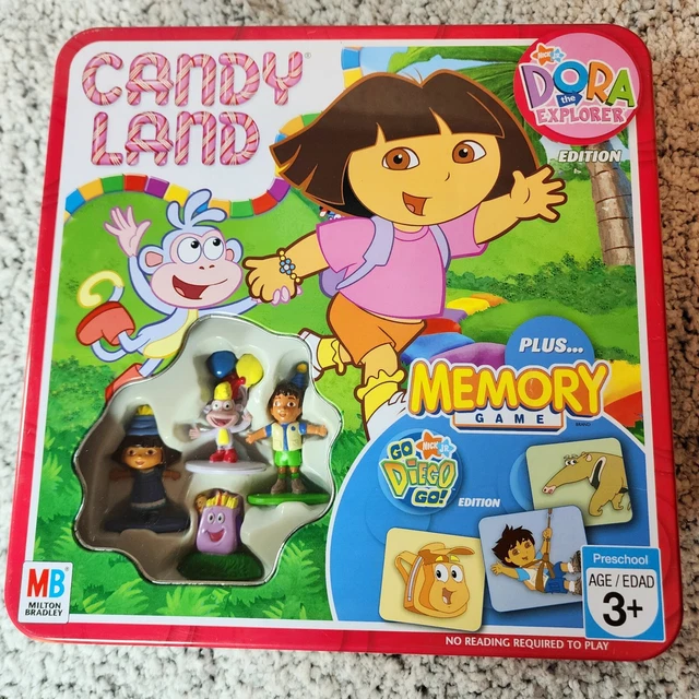 CANDYLAND DORA THE Explorer Edition Game and Go Diego Go! Memory Game ...
