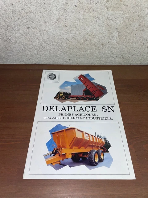 BROCHURE PROSPEKT PROSPECTUS BENNE DELAPLACE tracteur-mb trac-john deere-fendt EUR 4,99 ...