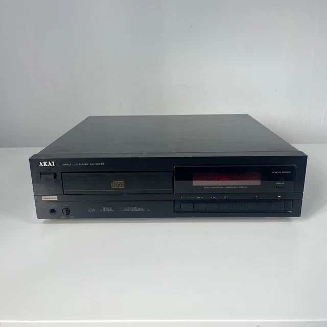 AKAI CD-M459 COMPACT Disc CD Player Black Hifi Stack £79.99 - PicClick UK