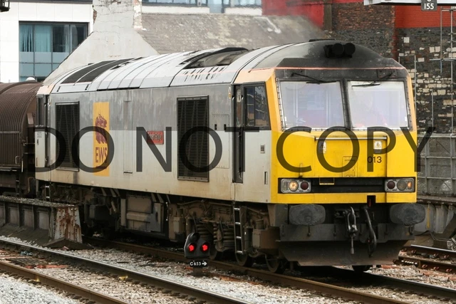 UK DIESEL TRAIN Railway Photograph Of Class 60 60013 Loco. Rm60-74 £1. ...