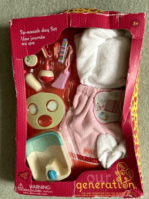 OUR GENERATION DOLLS Clothes Spa Set - NEW £5.50 - PicClick UK
