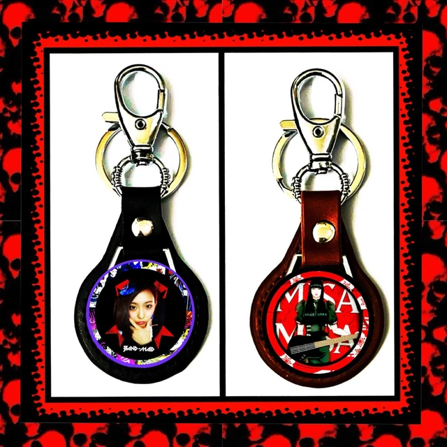 BAND-MAID 🇯🇵 Two Leather Keychains 🇯🇵Rock Accessories .🇯🇵Rock Merch $27 ...
