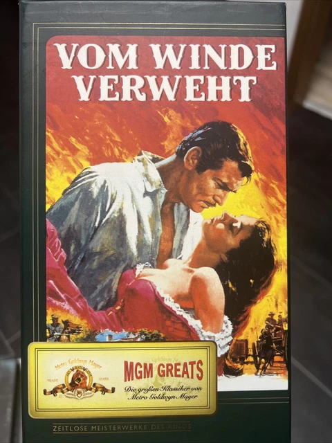 VOM WINDE VERWEHT , Sammler Edition VHS Video Kassette 1997 Kult Film Klassiker EUR 1,00 ...