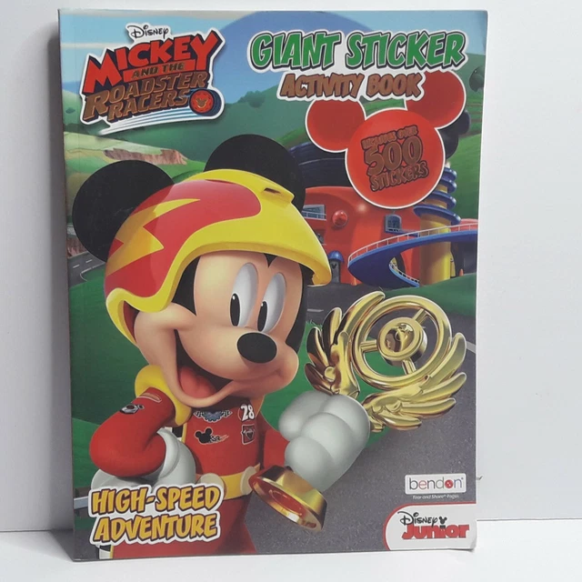 BENDON'S MICKEY AND the Roadster Racers Giant Sticker Activity Book £5. ...