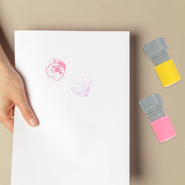 2 STÜCKE NETTE Weihnachten Stamper für Kid Arts Crafts Papier Zeichnung ...