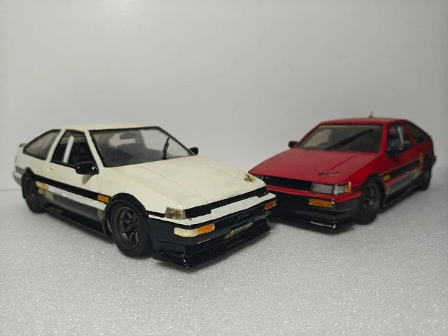FUJIMI 124 AE86 Trueno Levin Plastikmodell gebraucht Showa Ära Drift ...