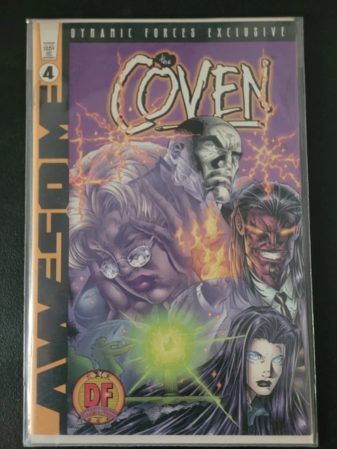 THE COVEN #4 (1997) AWESOME COMICS DYNAMIC FORCES VARIANT SEALED with ...