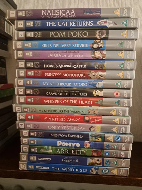 STUDIO GHIBLI DVD Collection £50.00 - PicClick UK