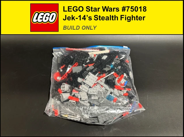 LEGO STAR WARS JEK-14's Stealth Starfighter #75018 BUILD ONLY £35.00 ...