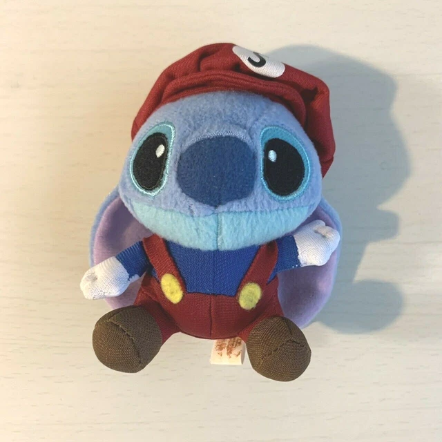 DISNEY STITCH X Super Mario Bros Mini Plush stuffed toy Collaboration ...