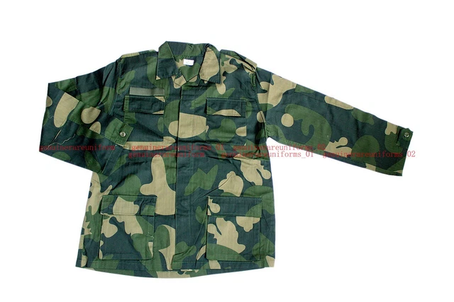 RARE GENUINE AFRICAN DRC Congo Amoeba Woodland Camo BDU Uniforms Size ...