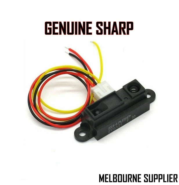 GENUINE SHARP GP2Y0A21YK0F 10-80cm Infrared Proximity Distance Sensor ...