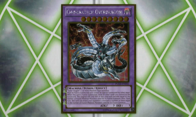PGLD-EN056 CHIMERATECH OVERDRAGON YuGiOh Card MInt $3.77 - PicClick AU