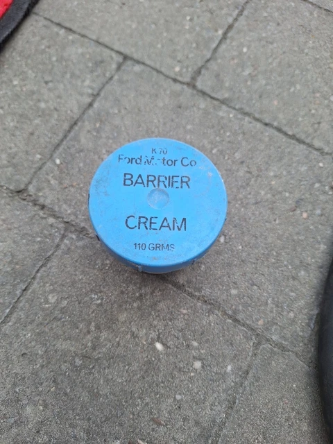 FORD MOTOR COMPANY BARRIER CREAM. ORIGINAL OLD SKOOL. Escort CAPRI ...