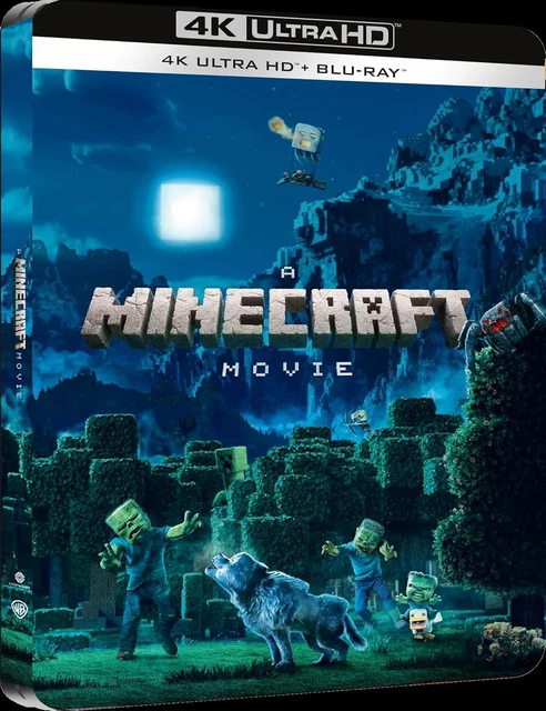 UN FILM MINECRAFT 4K UHD (2025) 2 Blu Ray steelbook C pre order EUR 34 ...