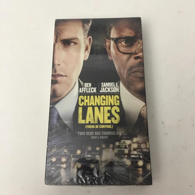 CHANGING LANES VHS 2002 Paramount Ben Affleck Samuel L Jackson NEW £7. ...