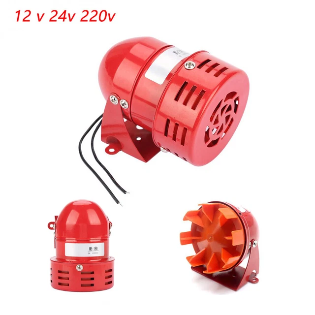 DURABLE INDUSTRIAL AC 220V MS-190 High Power Buzzer Siren Alarm Sound ...