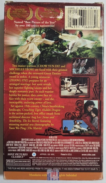 CROUCHING TIGER HIDDEN Dragon VHS 2001 £7.09 - PicClick UK