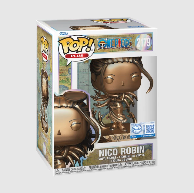 FUNKO POP! PLUS Nico Robin Statue (Bronze) with Pop! Protector 🔥 One ...