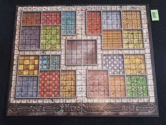 HEROQUEST GAME BOARD Battle Map RPG Fantasy Quest Floor Dungeon EUR 8 ...