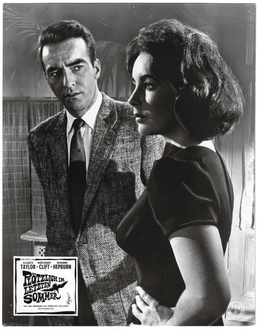 ELIZABETH TAYLOR MONTGOMERY Clift Plötzlich im letzten Sommer Pärchen ...