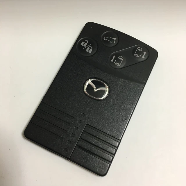 MAZDA GENUINE 4-BUTTON Keyless Smart Key Card Remote Control Japan d1 ...