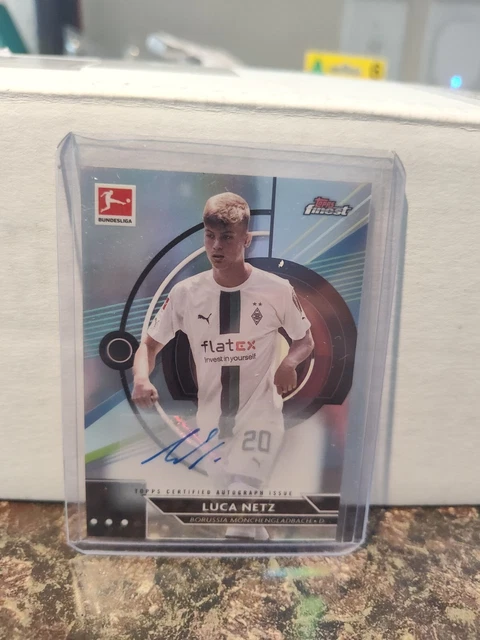 2022-23 TOPPS FINEST Bundesliga autografo Luca Netz Borussia ...