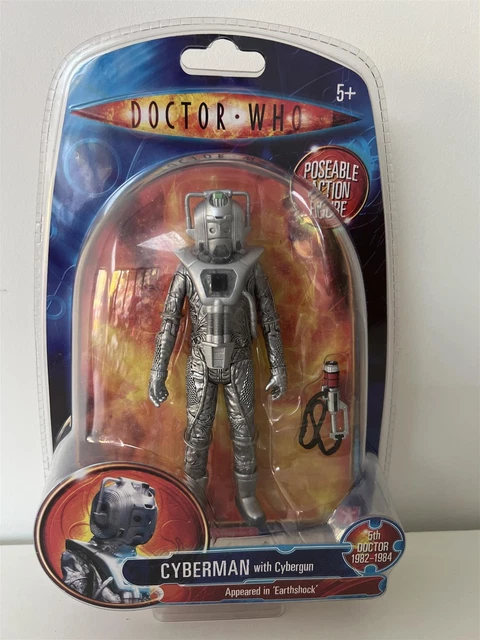 DOCTOR WHO - CYBERMAN With CYBERGUN - Classic Figure - 1982 - 1984 DR ...