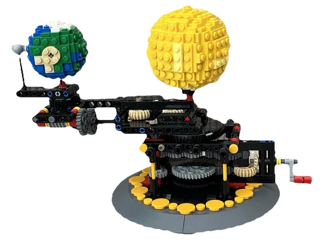 LEGO MOC ORRERY Sun Earth Moon Solar System Model - Orbit Sol Lunar ...