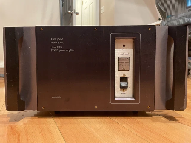 THRESHOLD S/500 STEREO Power Amplifier - 250WPC - Stereophile Class A ...