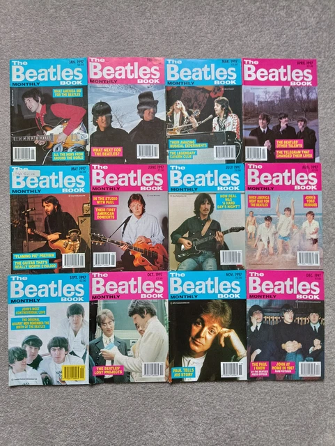 THE BEATLES MONTHLY Book Magazine - Complete Year 1997 - Full Set Of 12 ...