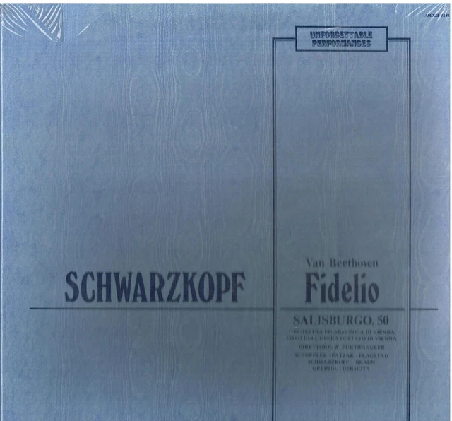 BEETHOVEN: FIDELIO / Furtwangler, Schwarzkopf, Patzak, Flagstad ...