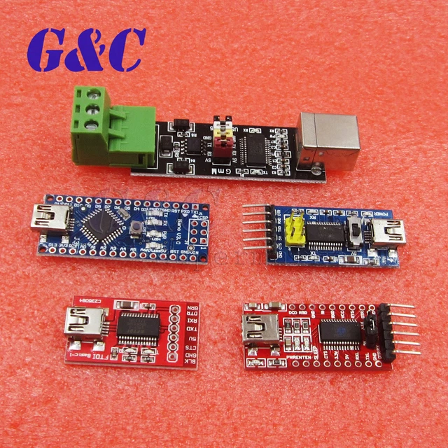 NEW FTDI ADAPTER FT232RL USB to TTL Serial 3.3V and 5V PRO Mini for ...