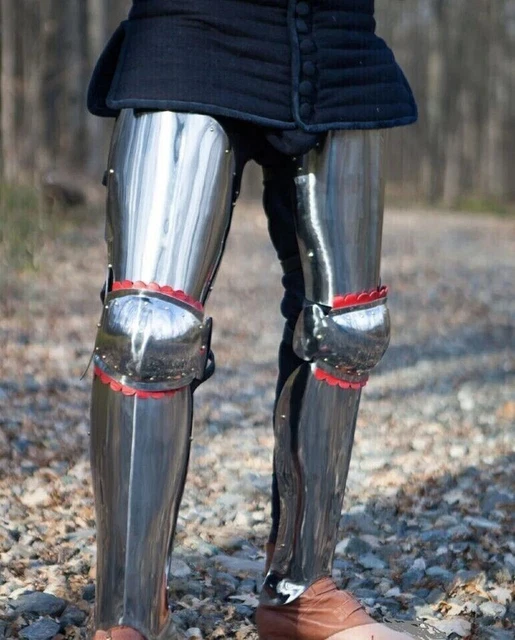MEDIEVAL LEG GUARD Armor SCA Armor Reenactment LARP Full Leg Guard ...