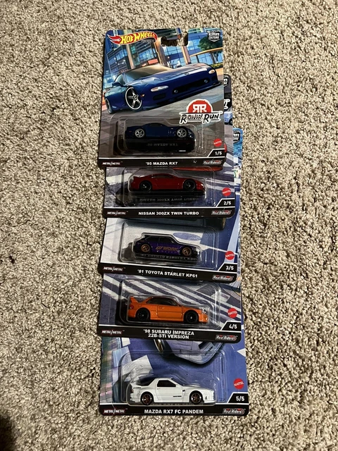 HOT WHEELS PREMIUM 2022 Car Culture Ronin Run Set de 5 voitures Nissan ...