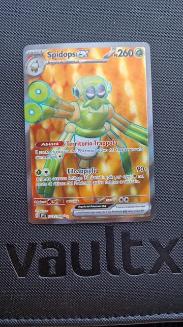 CARTE POKEMON &SCARLATTO e violetto" Spidops Ex Full Art (IT)-MINT EUR ...