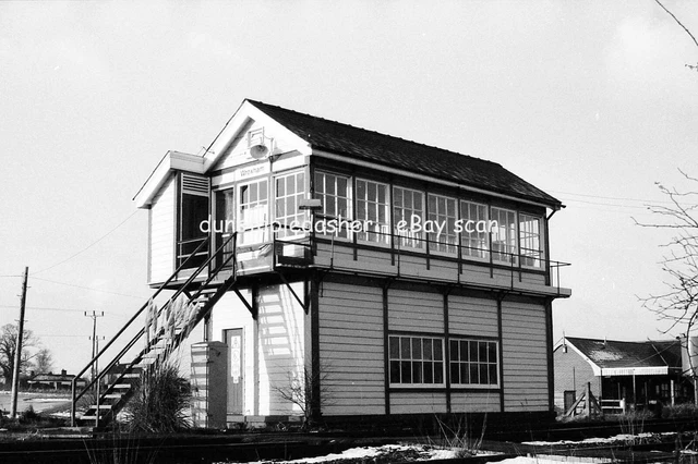 RAILWAY NEGATIVE: GER Lner Wroxham Signal Box 1995 £4.75 - PicClick UK
