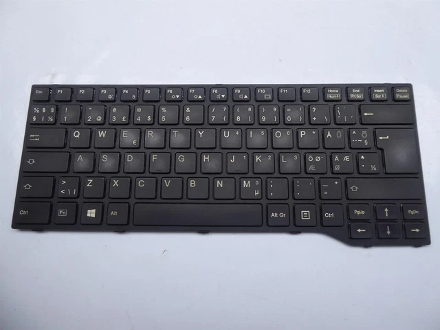 FUJITSU LIFEBOOK E544 Original Keyboard Nordic Layout!! Cp672174-01 ...
