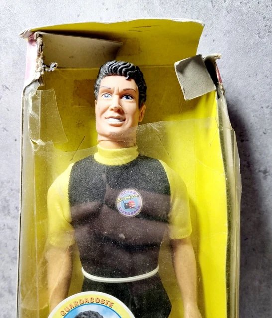 FIGURA DE ACCIÓN vintage muñeca Baywatch David Hasselhoff Mitch ...