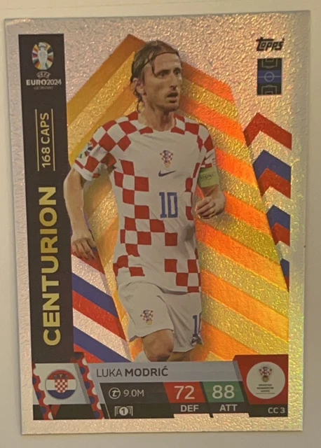 TOPPS MATCH ATTAX Euro 2024 CENTURION Luka Modrić EUR 2,00 - PicClick DE